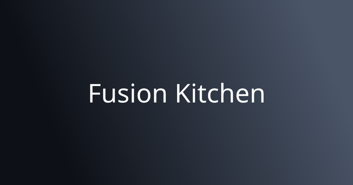 Best Chinese in Quincy, MA | Fusion Kitchen | Order Online